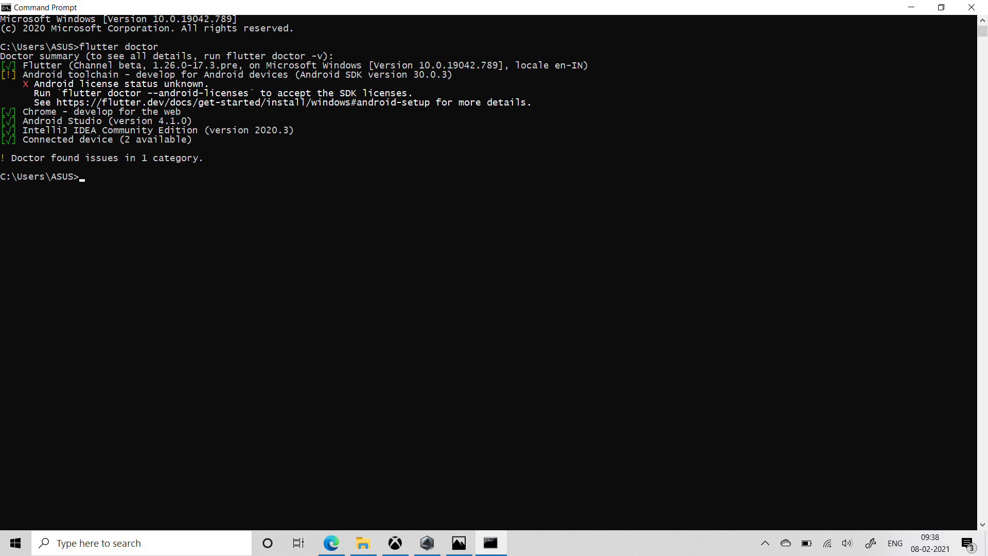 The Simple guide to install Flutter and JDK on windows 10.